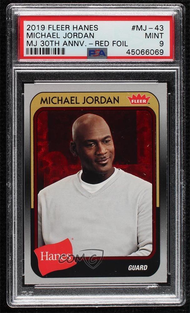 Auction Prices Realized Basketball Cards 2019 FLEER HANES MICHAEL ...