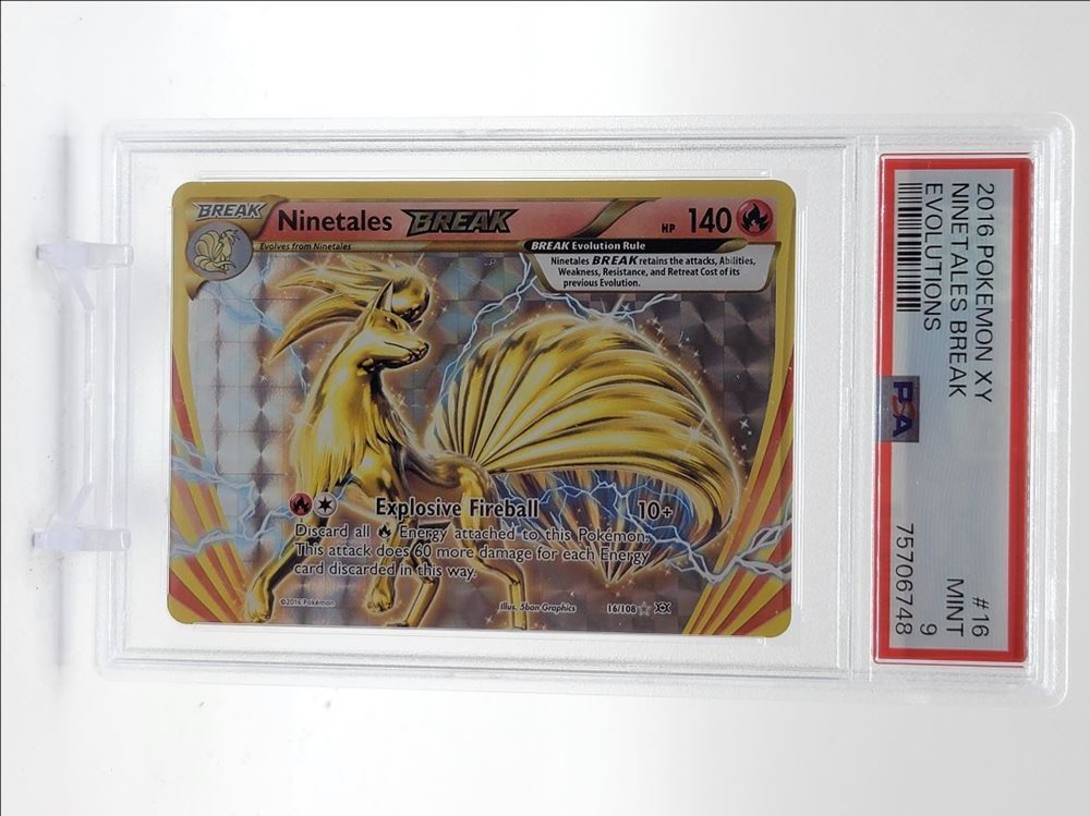 Auction Prices Realized Tcg Cards 2016 POKEMON XY EVOLUTIONS Ninetales Break