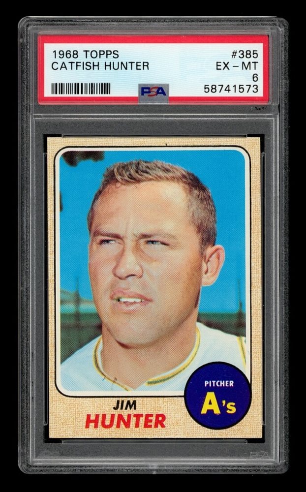 Auction Prices Realized Baseball Cards 1968 TOPPS Catfish Hunter