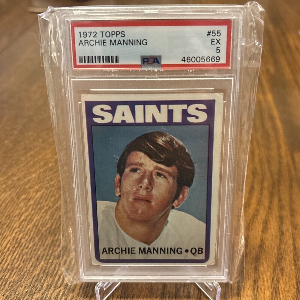 Auction Prices Realized Football Cards 1972 Topps Archie Manning