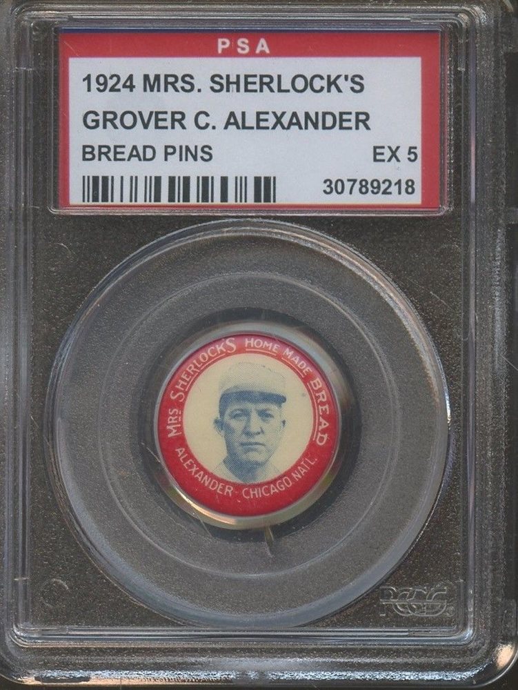 Auction Prices Realized Baseball Cards 1924 MRS. SHERLOCK'S BREAD PINS ...