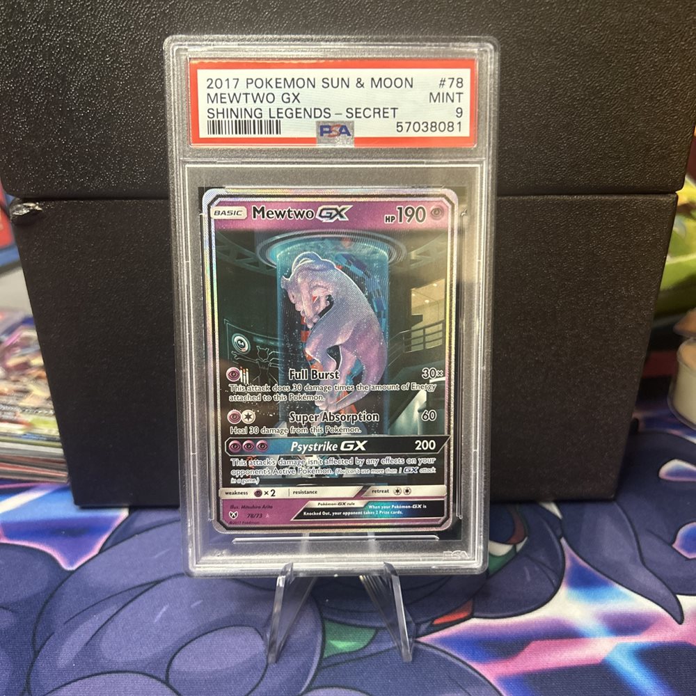 Auction Prices Realized Tcg Cards 2017 Pokemon Sun & Moon Shining Legends Mewtwo Gx
