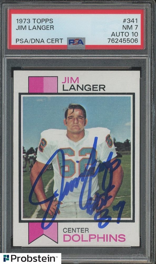 Auction Prices Realized Football Cards 1973 Topps Jim Langer