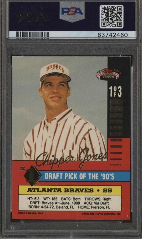 Auction Prices Realized Baseball Cards 1992 STADIUM CLUB 1ST DRAFT PICK ...