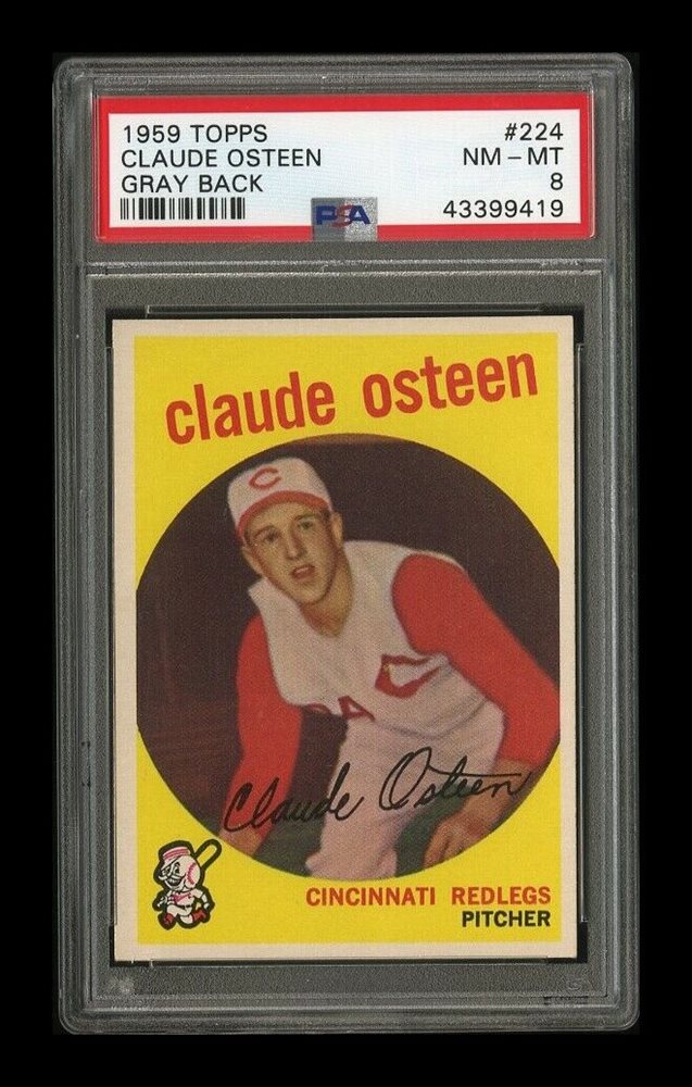 Auction Prices Realized Baseball Cards 1959 TOPPS Claude Osteen