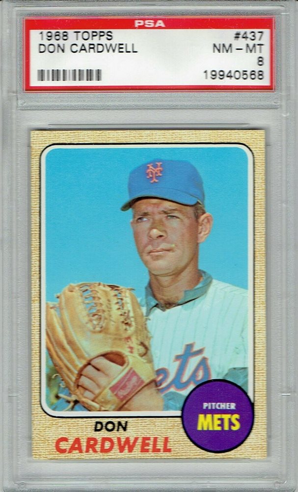 Auction Prices Realized Baseball Cards 1968 TOPPS Don Cardwell