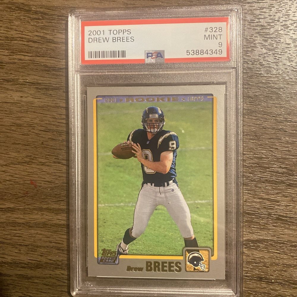 Auction Prices Realized Football Cards 2001 Topps Drew Brees