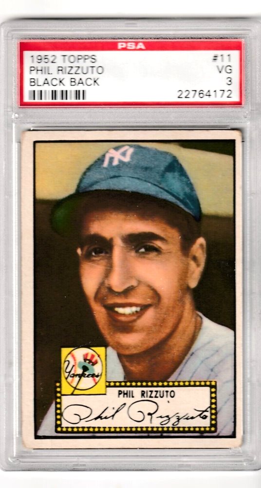 Auction Prices Realized Baseball Cards 1952 TOPPS Phil Rizzuto