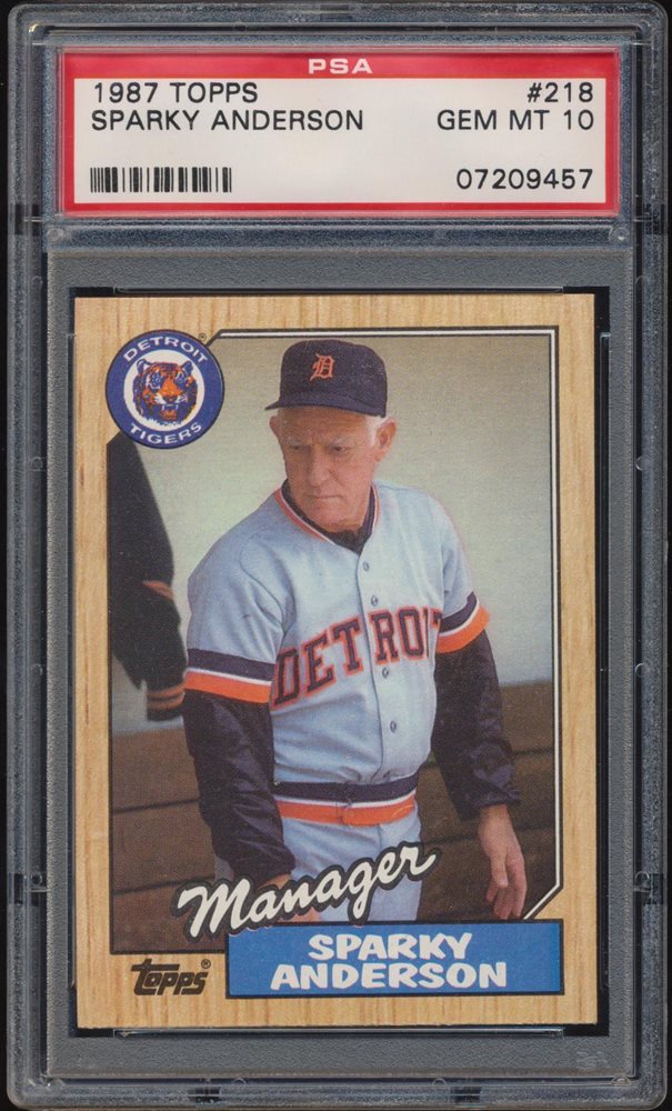 Auction Prices Realized Baseball Cards 1987 TOPPS Sparky Anderson