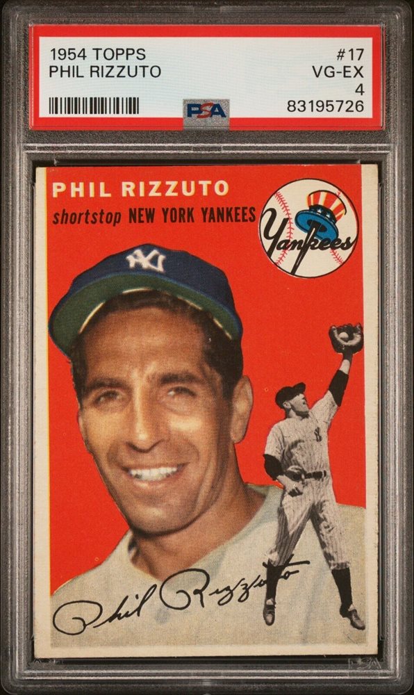 Auction Prices Realized Baseball Cards 1954 Topps Phil Rizzuto