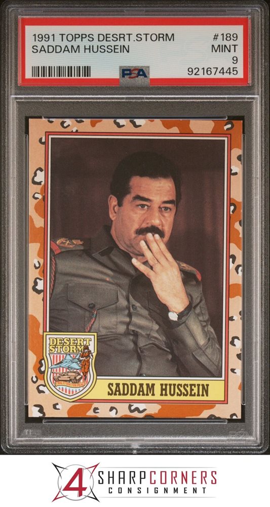 Auction Prices Realized Non-Sport Cards 1991 TOPPS DESERT STORM Saddam ...