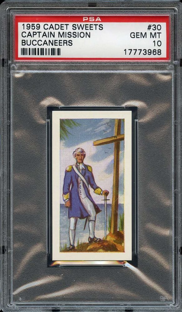eBay Auction Item 313108297172 Non-Sport Cards 1959 Cadet Sweets Buccaneers