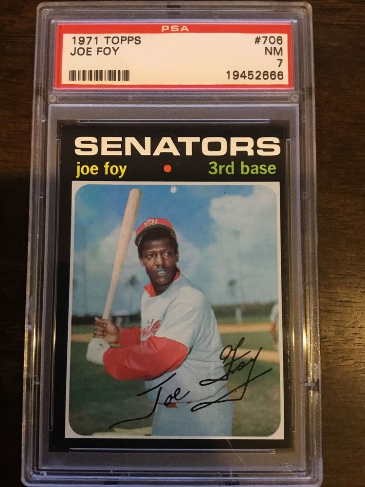 Auction Prices Realized Baseball Cards 1971 Topps Joe Foy