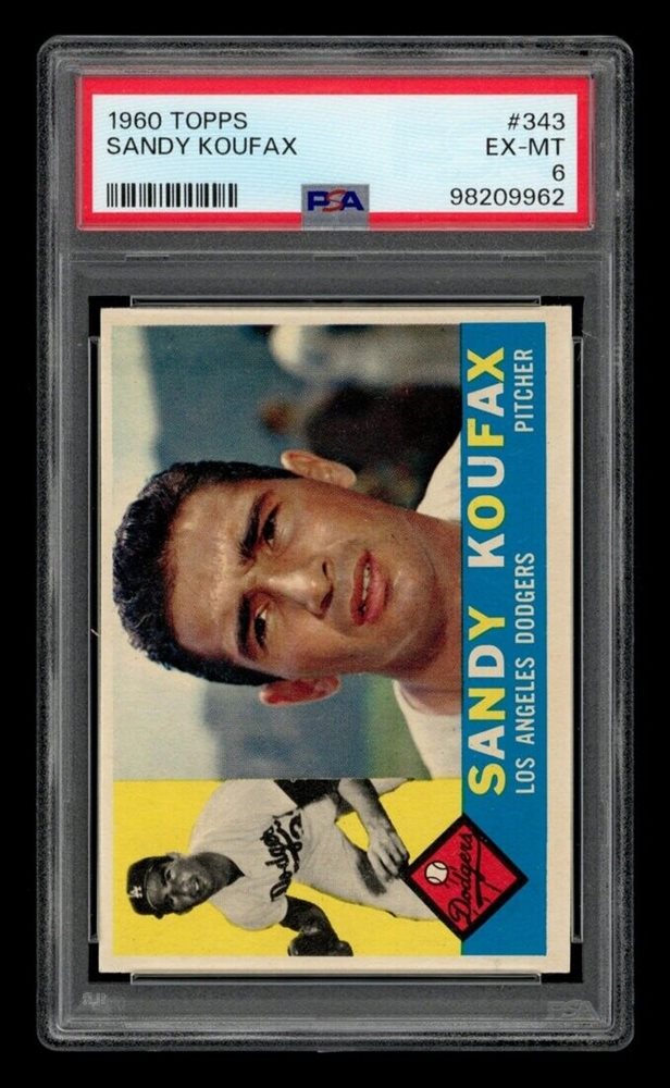 Auction Prices Realized Baseball Cards 1960 Topps Sandy Koufax