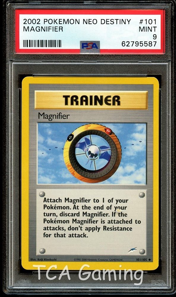 Auction Prices Realized Tcg Cards 2002 POKEMON NEO DESTINY Magnifier