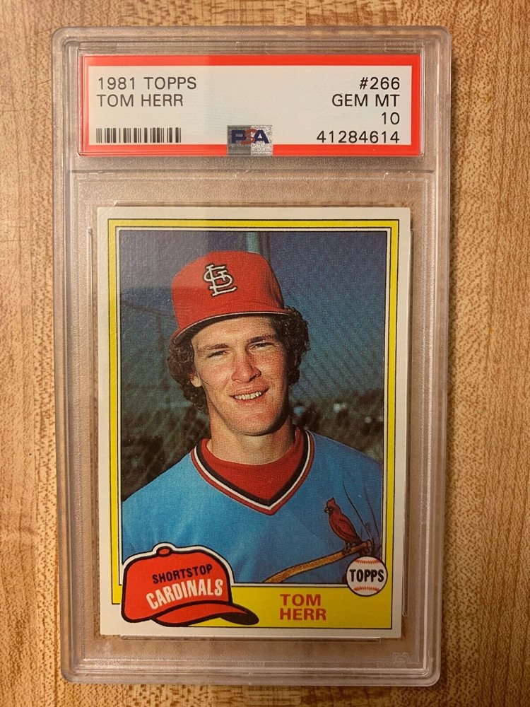 Auction Prices Realized Baseball Cards 1981 Topps Tom Herr