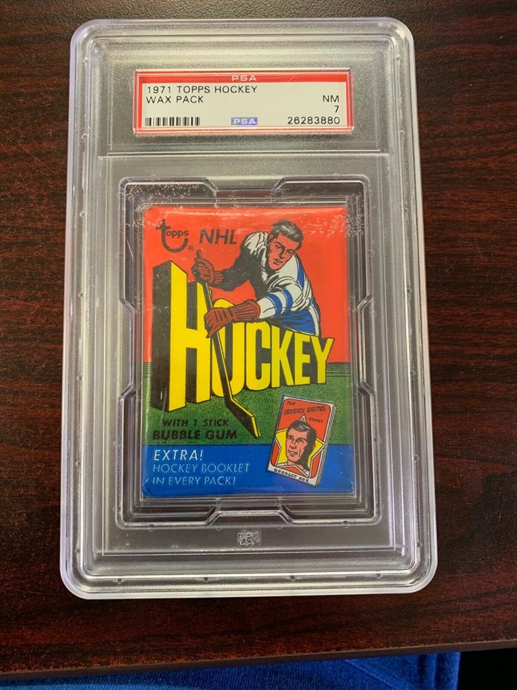 Ebay Auction Item 174209681756 Packs 1971 Topps Hockey Wax Pack