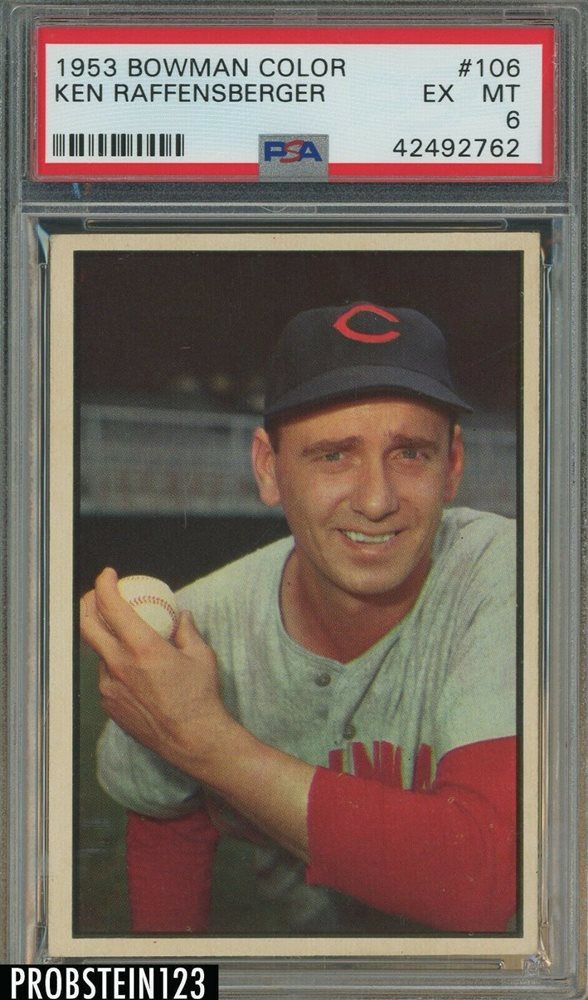 Auction Prices Realized Baseball Cards 1953 Bowman Color Ken Raffensberger