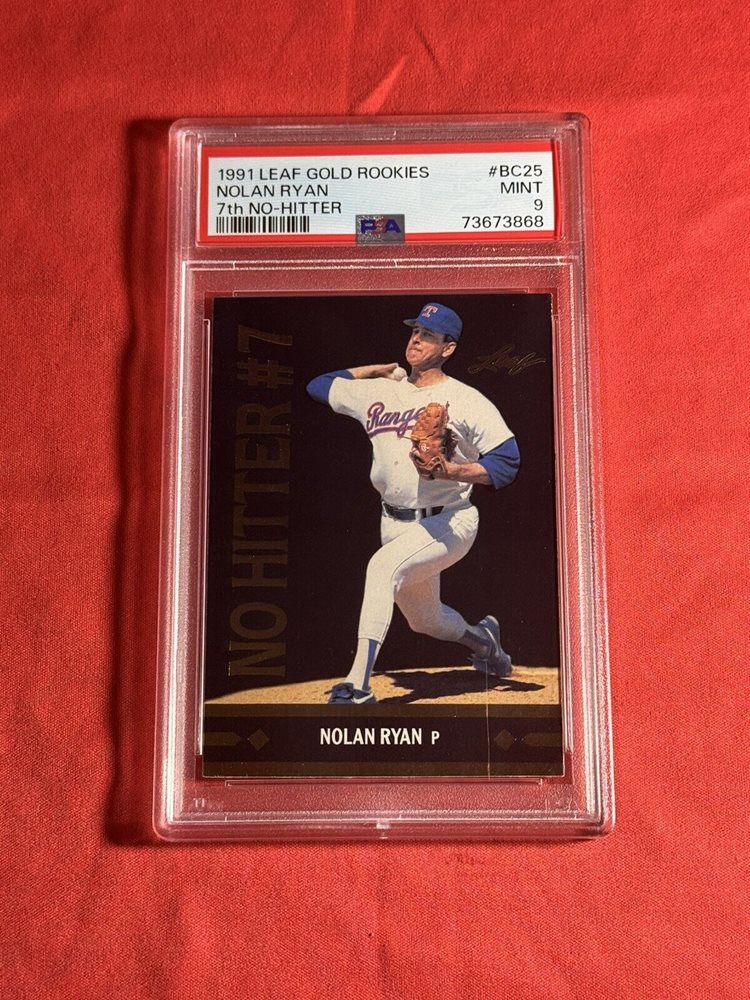 Auction Prices Realized Baseball Cards 1991 LEAF GOLD ROOKIES Nolan Ryan