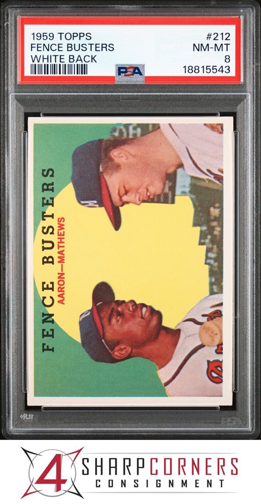 Auction Prices Realized Baseball Cards 1959 Topps Fence Busters