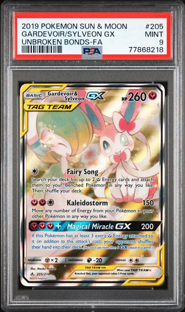 Auction Prices Realized Tcg Cards 2019 POKEMON SUN & MOON UNBROKEN BONDS Full Art / Gardevoir ...