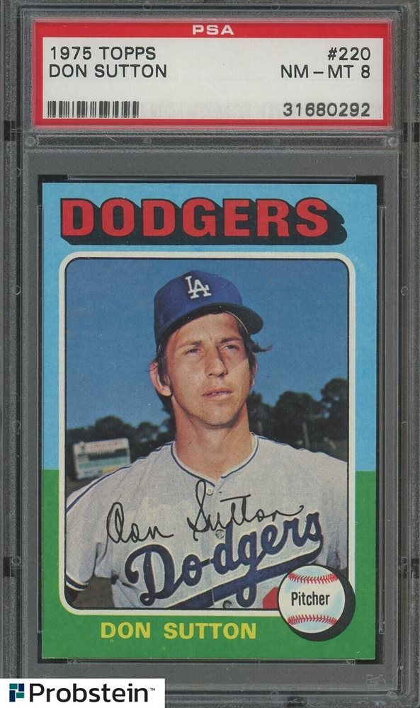 Auction Prices Realized Baseball Cards 1975 TOPPS Don Sutton