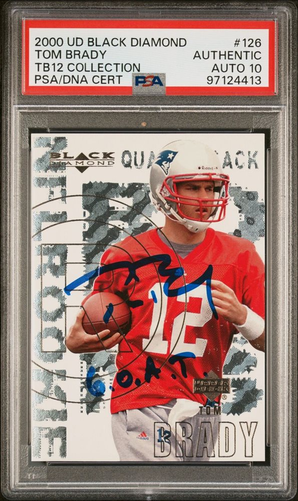 Auction Prices Realized Football Cards 2000 Upper Deck Black Diamond Tom Brady