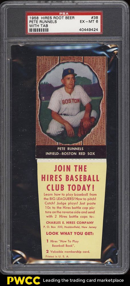 Auction Prices Realized Baseball Cards 1958 HIRES ROOT BEER Pete Runnels