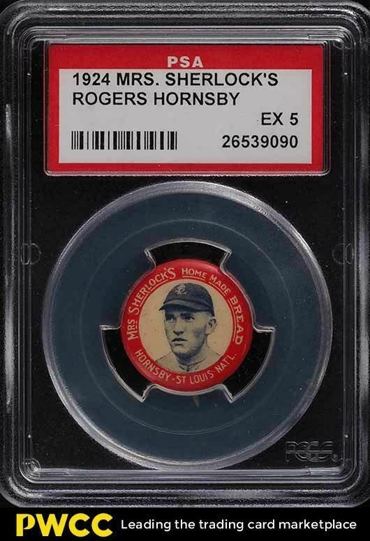 eBay Auction Item 144046028250 Baseball Cards 1924 Mrs. Sherlock's ...