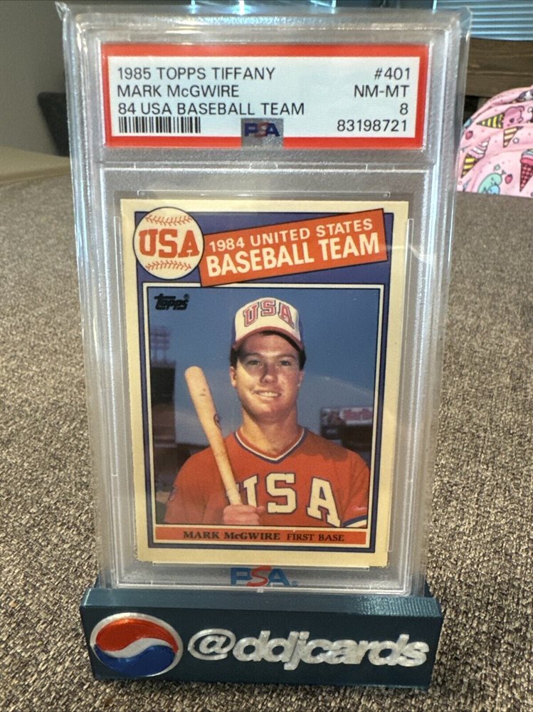 Auction Prices Realized Baseball Cards 1985 Topps Tiffany Mark McGwire