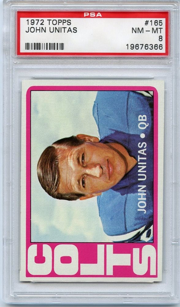Auction Prices Realized Football Cards 1972 Topps John Unitas