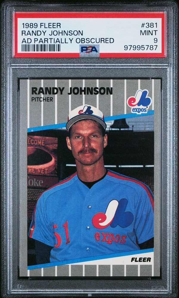 Auction Prices Realized Baseball Cards 1989 FLEER Randy Johnson