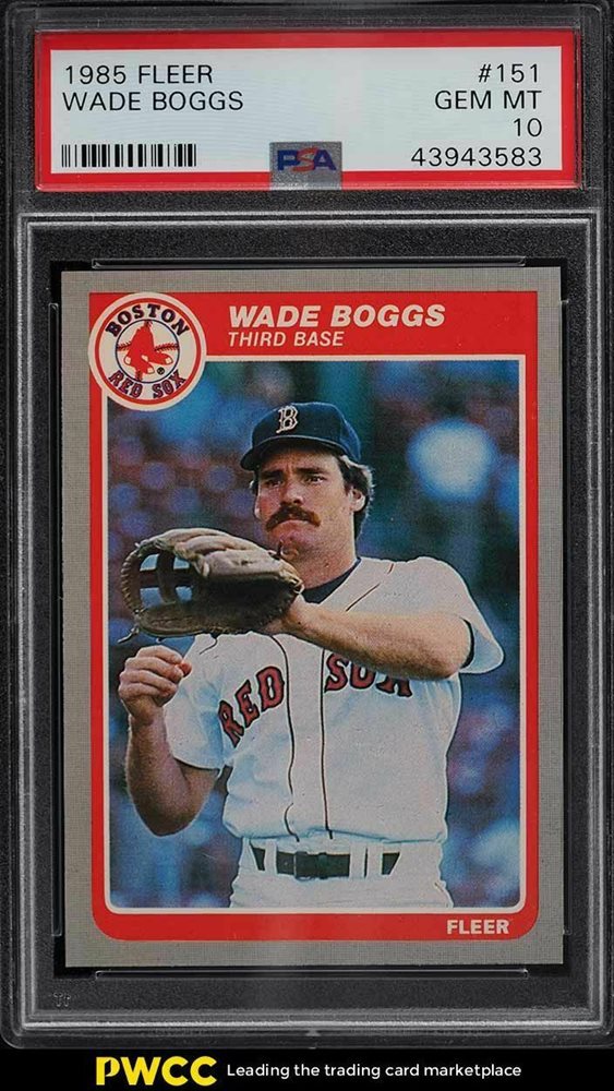 Auction Prices Realized Baseball Cards 1985 Fleer Wade Boggs