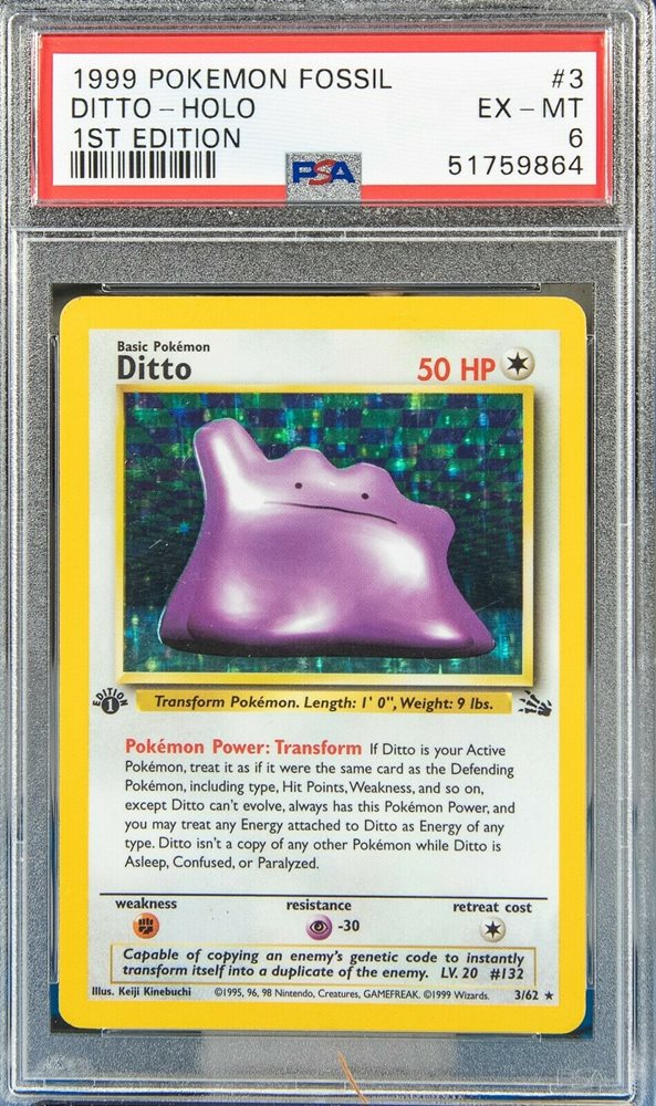 eBay Auction Item 154571153435 TCG Cards 1999 Pokemon Fossil