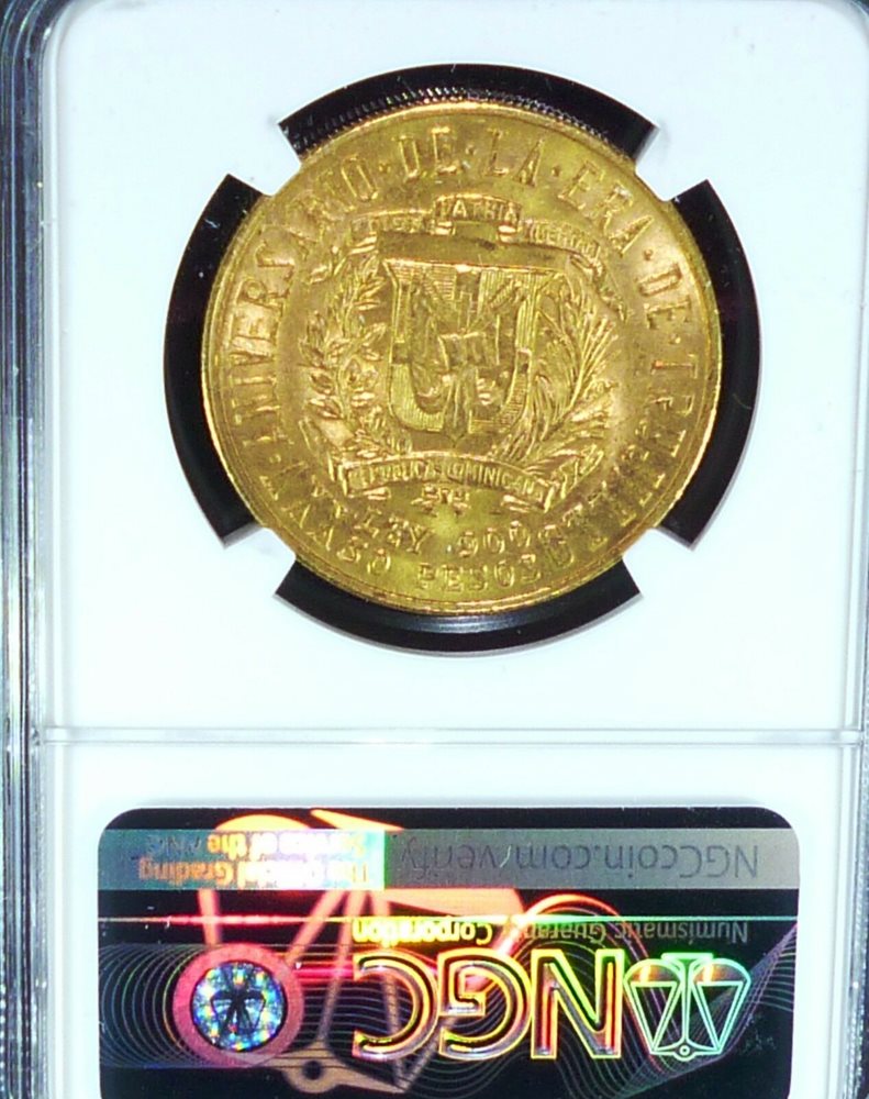 Auction Detail | 1955 30 Peso Trujillo Regime KM-24 MS(PCGS#141785)