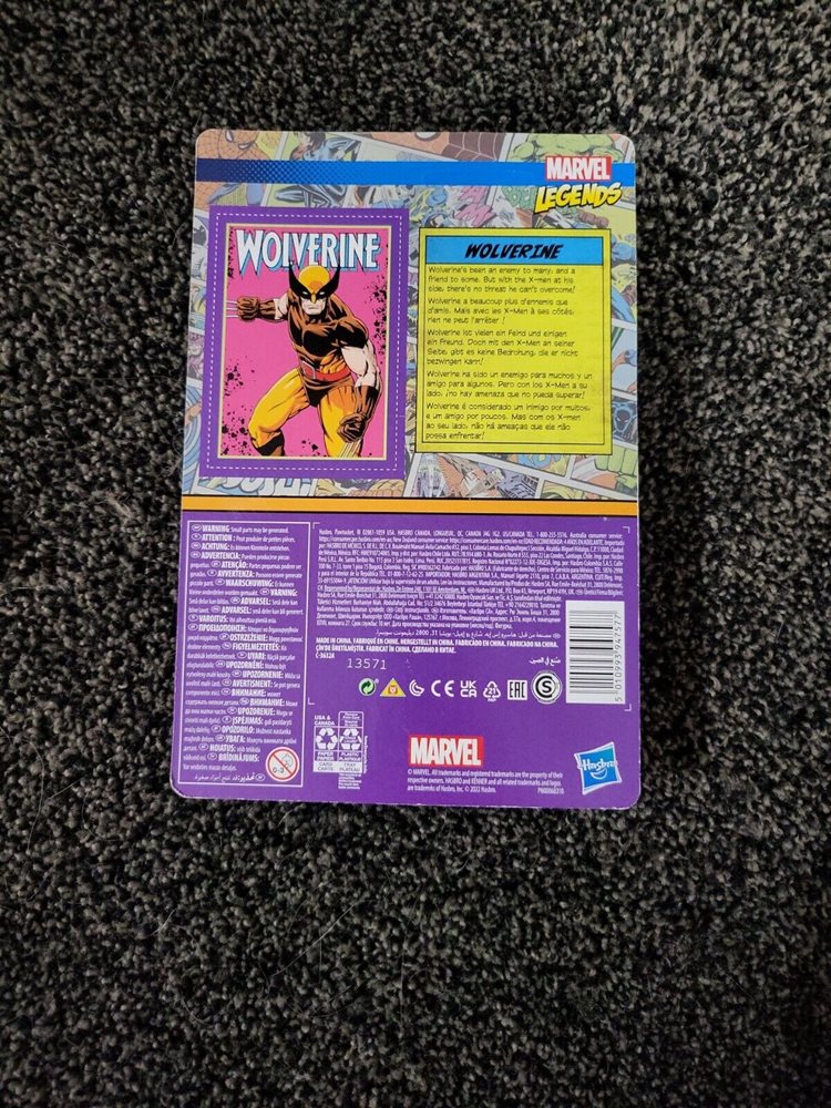 Hasbro Marvel Legends Retro 3.75" X-Men Wolverine Actio