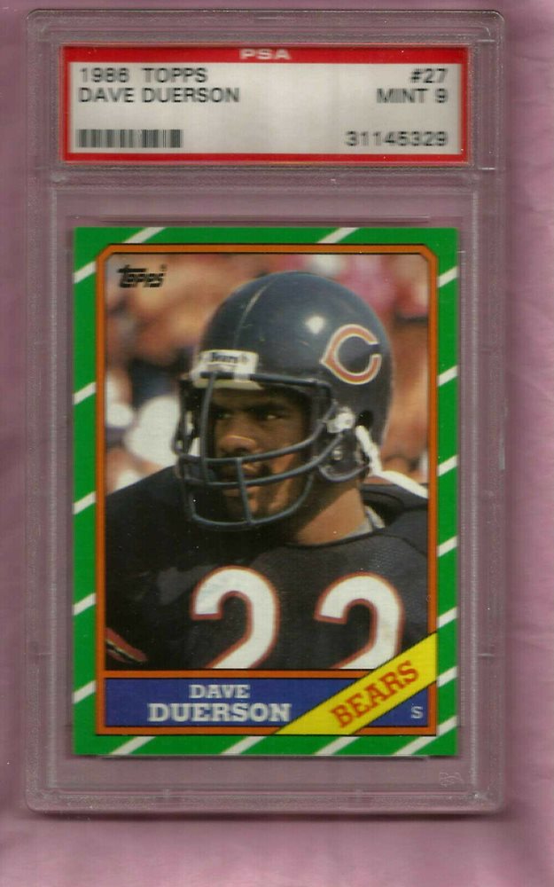 Auction Prices Realized Football Cards 1986 Topps Dave Duerson