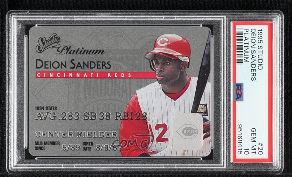eBay Auction Item 256656981141 Baseball Cards 1995 Studio