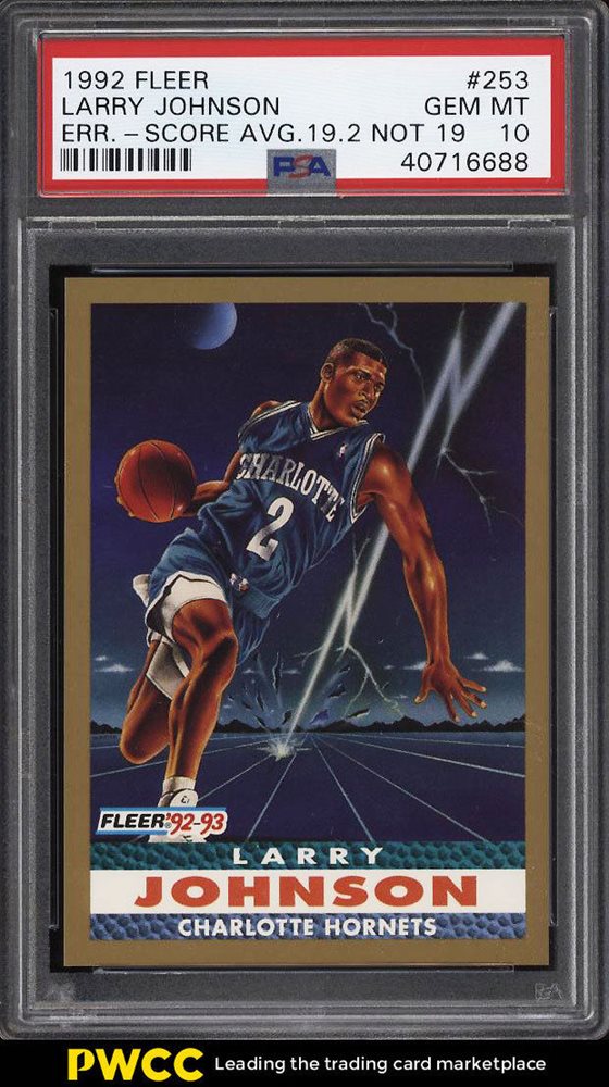 Auction Prices Realized Basketball Cards 1992 Fleer Larry Johnson