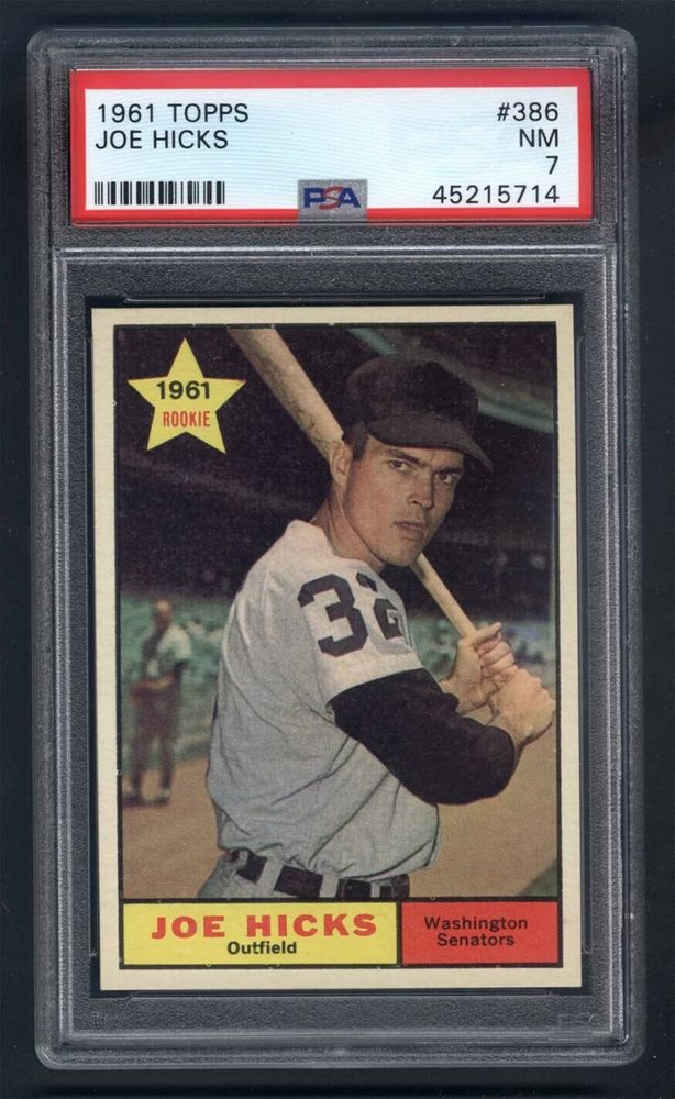 Auction Prices Realized Baseball Cards 1961 Topps Joe Hicks