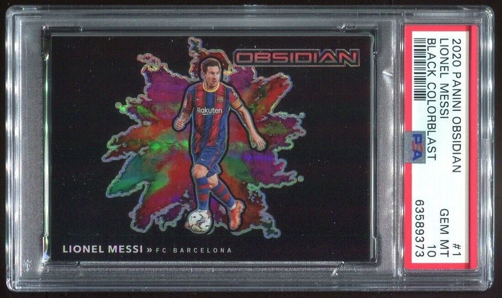 eBay Auction Item 144305192757 Soccer Cards 2020 Panini Obsidian Black ...