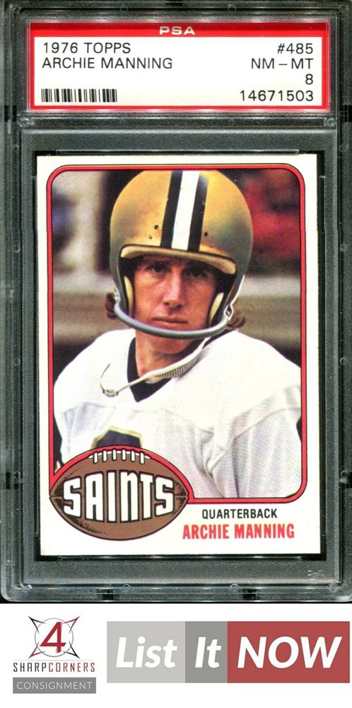 Auction Prices Realized Football Cards 1976 Topps Archie Manning