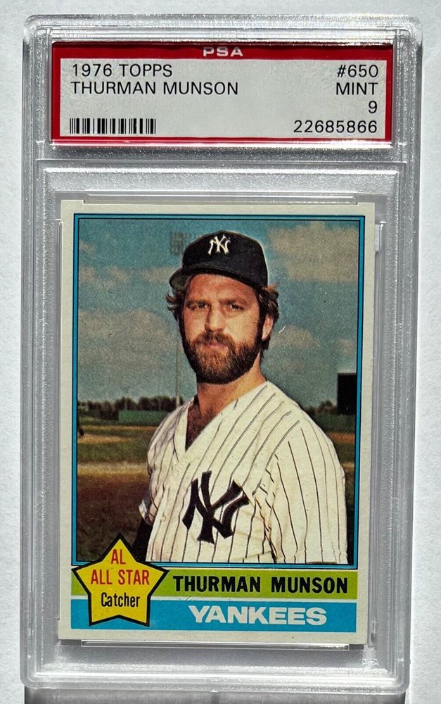 Auction Prices Realized Baseball Cards 1976 Topps Thurman Munson