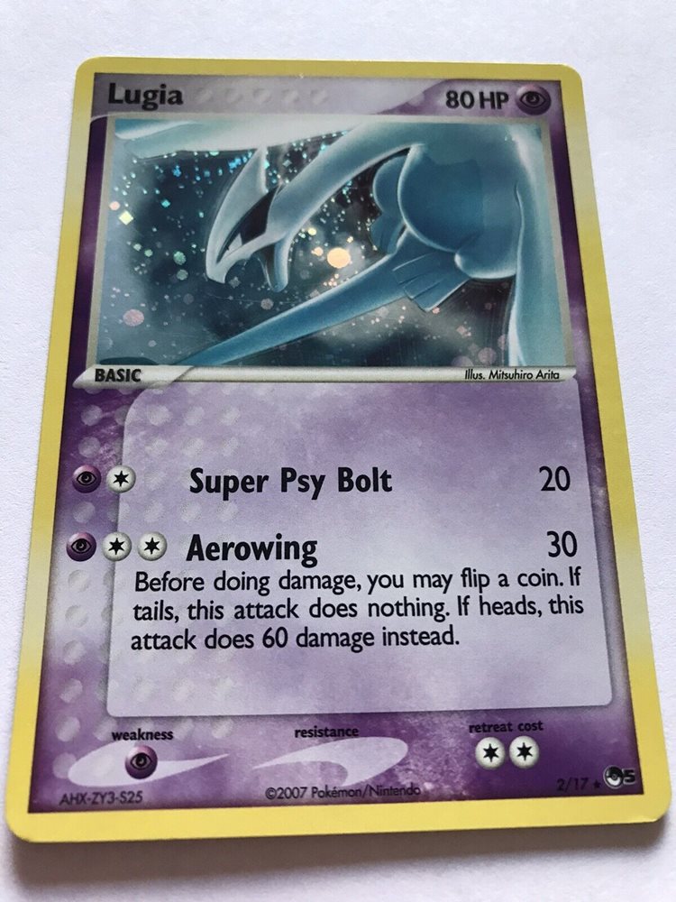 Lugia POP Series 5 Cosmos Holo 2/17 Rare Pokemon Card N