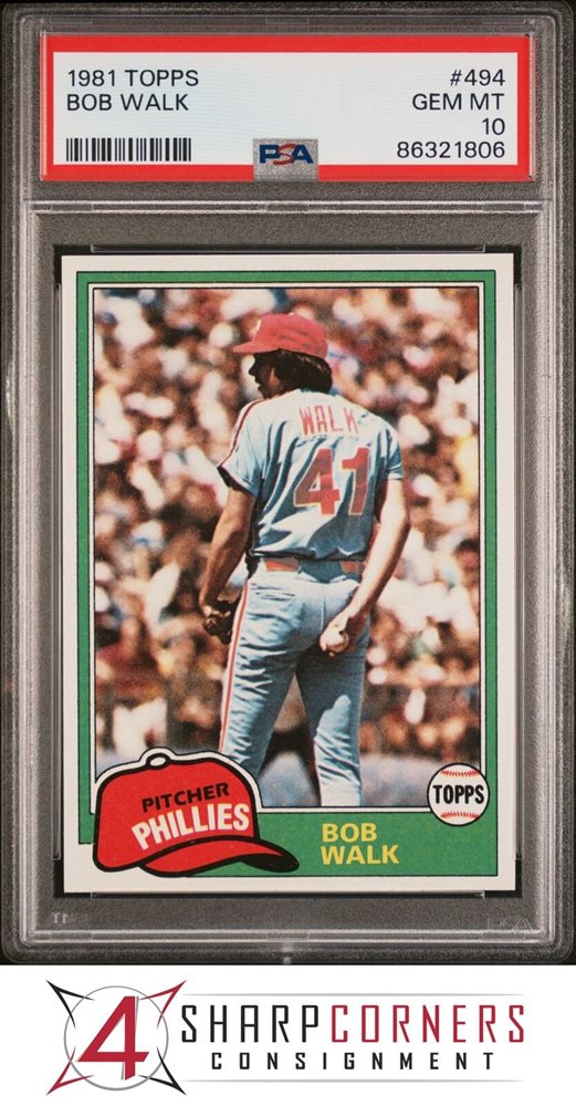 Auction Prices Realized Baseball Cards 1981 TOPPS Bob Walk
