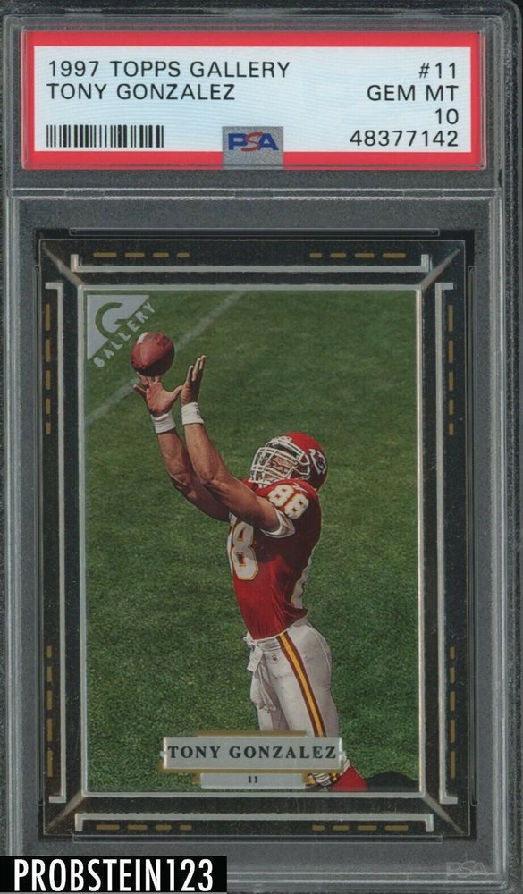 Auction Prices Realized Football Cards 1997 TOPPS GALLERY Tony Gonzalez