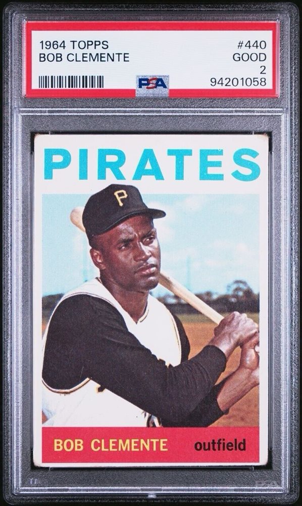 Auction Prices Realized Baseball Cards 1964 Topps Bob Clemente