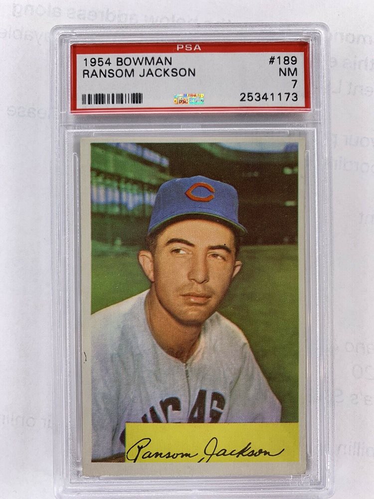 Auction Prices Realized Baseball Cards 1954 BOWMAN Ransom Jackson