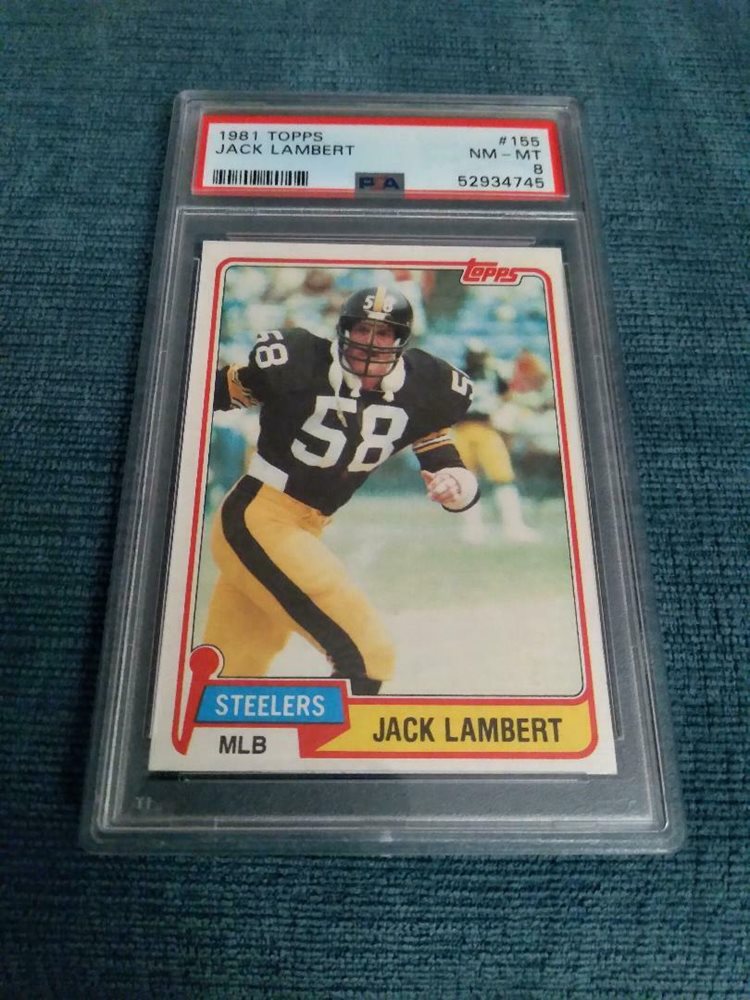 Auction Prices Realized Football Cards 1981 Topps Jack Lambert