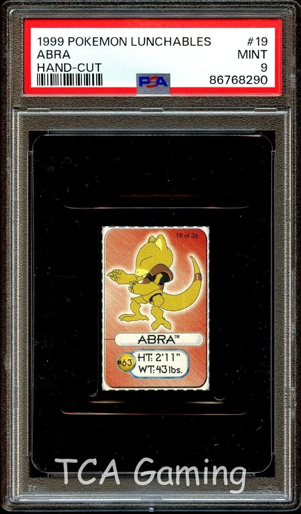 eBay Auction Item 266998045593 Tcg Cards 1999 Pokemon Lunchables